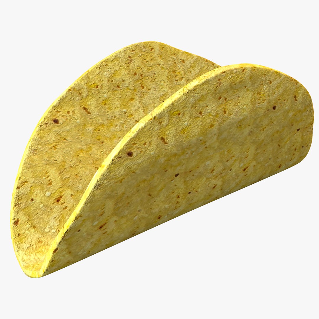 Taco shell model - TurboSquid 1843638