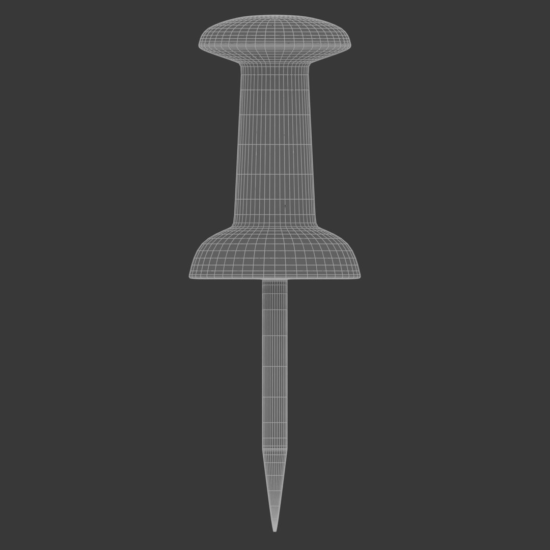 Push pin v1 3D model - TurboSquid 1340182