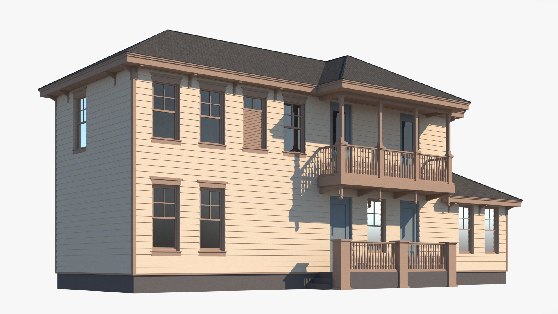 3D Collection Of 4 Houses - TurboSquid 1798232