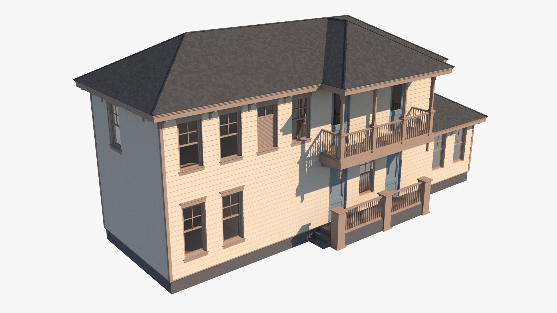 3D Collection Of 4 Houses - TurboSquid 1798232