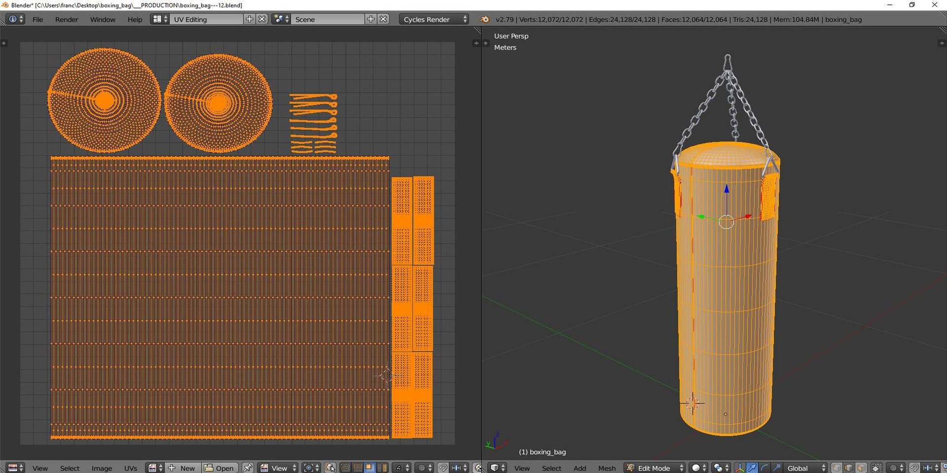 Boxing Bag Model - TurboSquid 1605693