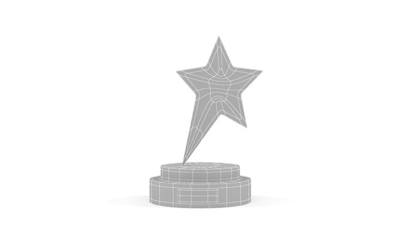 modelo 3d Trofeo de cristal - TurboSquid 2163114