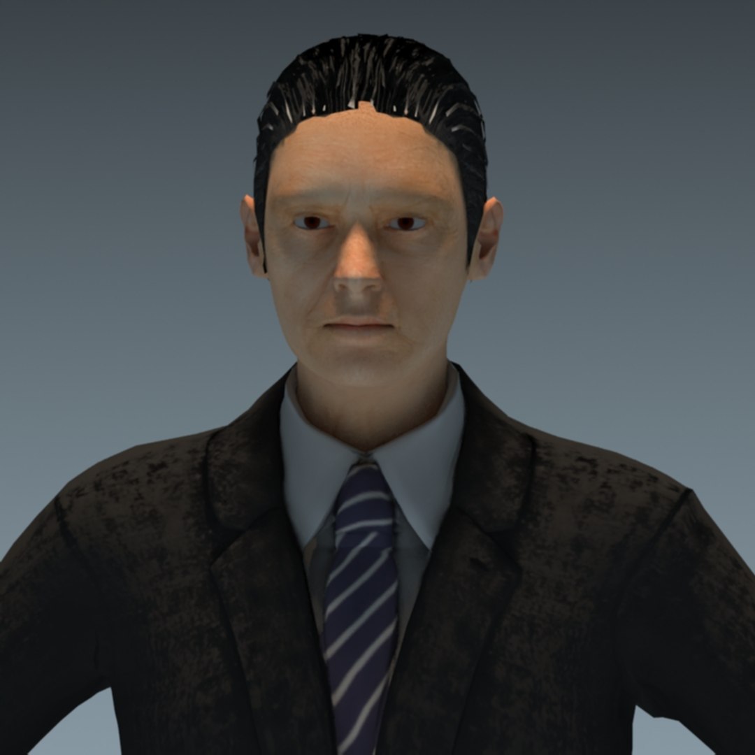 3D business man model - TurboSquid 1319260