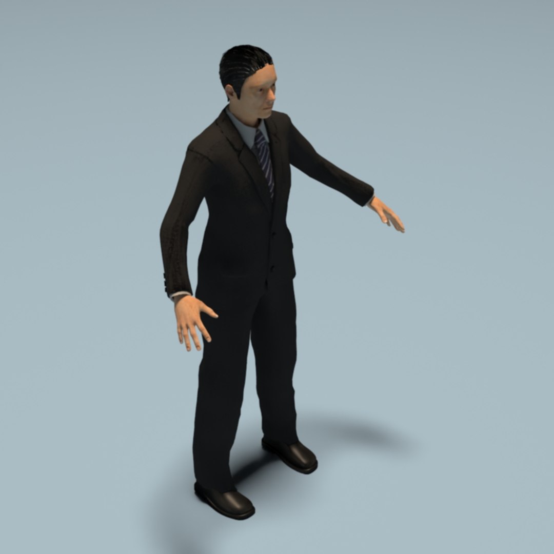 3D business man model - TurboSquid 1319260