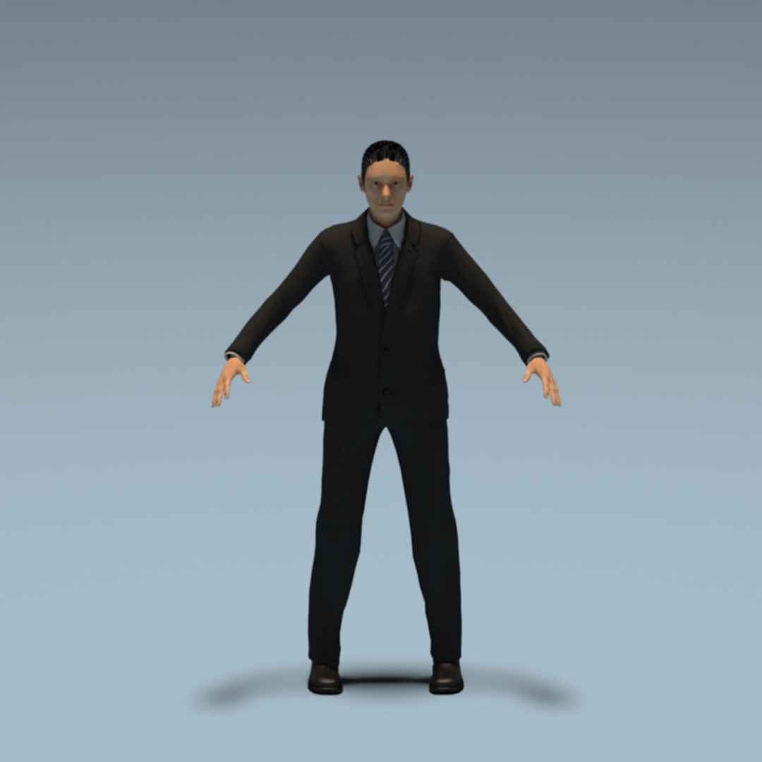3D business man model - TurboSquid 1319260
