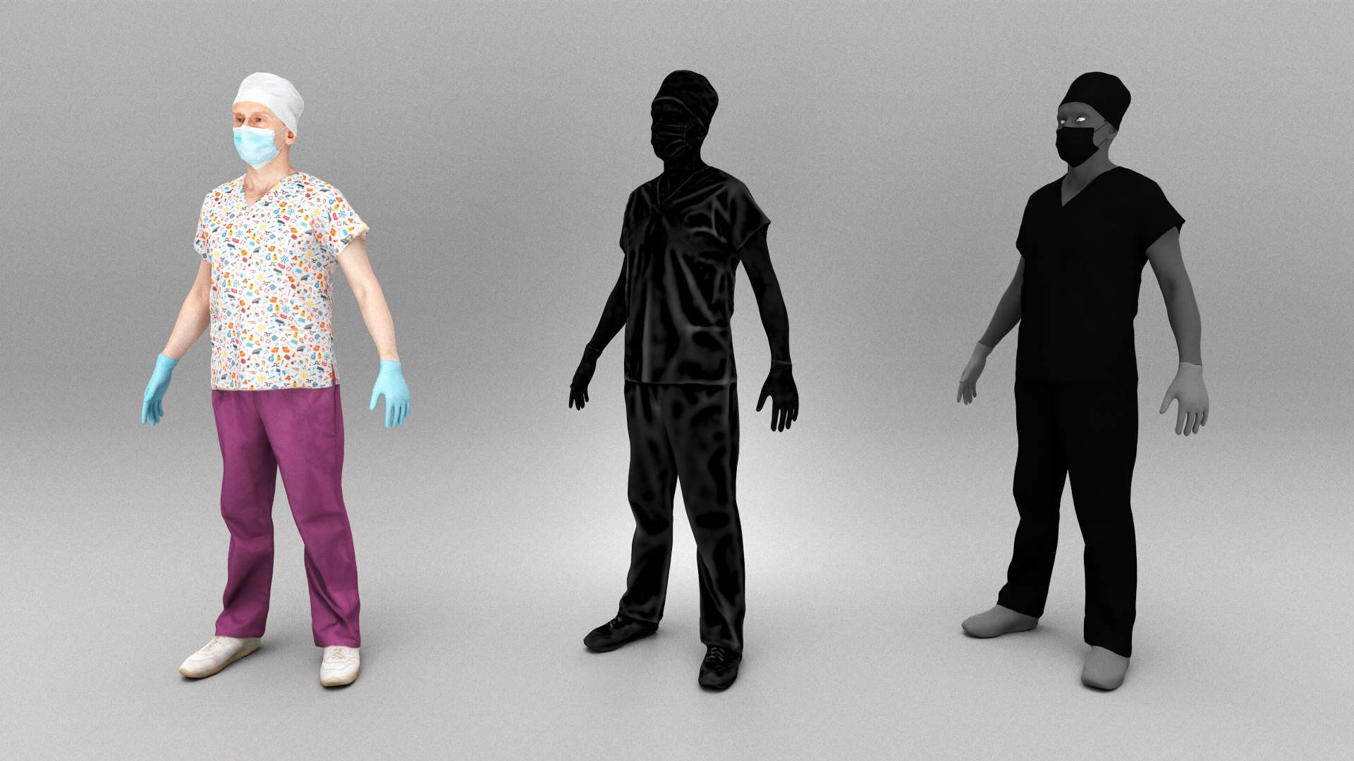 Male Surgeon Ready For Surgery In A-pose 426 3D Model - TurboSquid 2187825