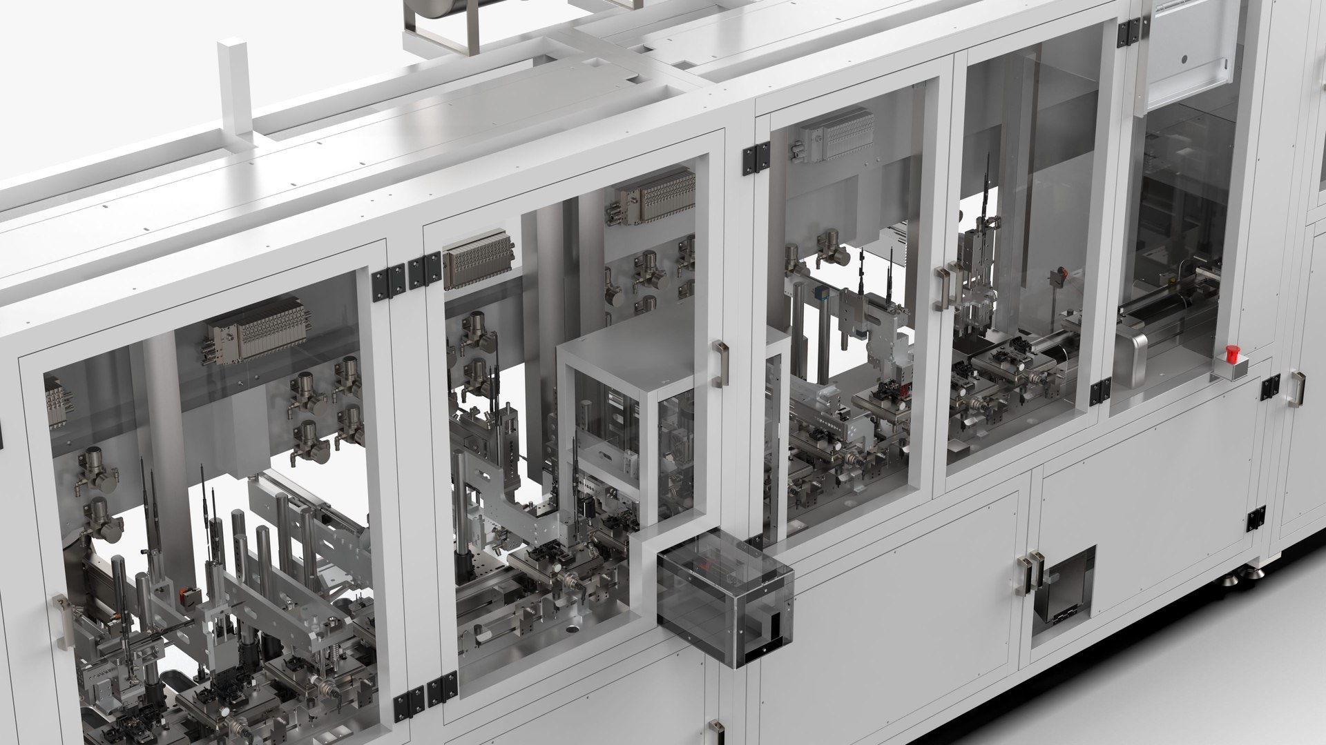 3D Automatic Safety Buckle Assembly Testing Line Model - TurboSquid 2389060