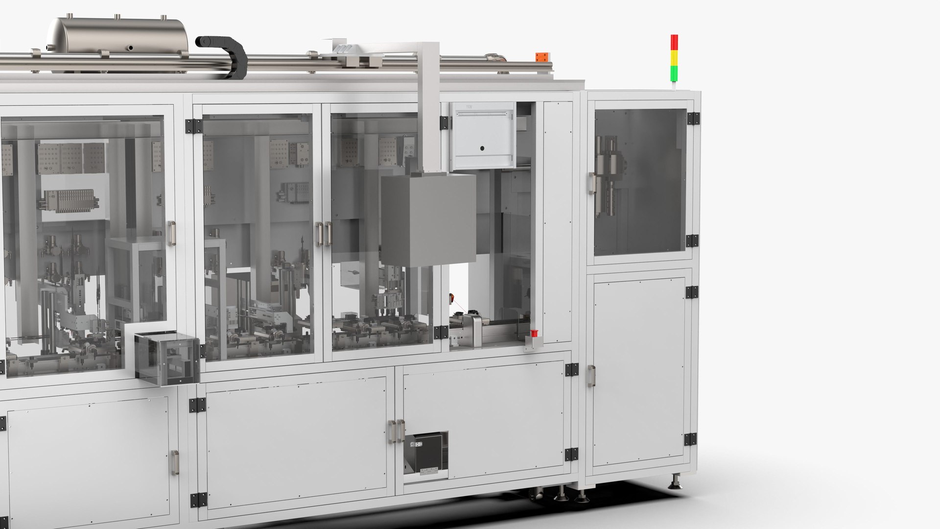 3D Automatic Safety Buckle Assembly Testing Line Model - TurboSquid 2389060