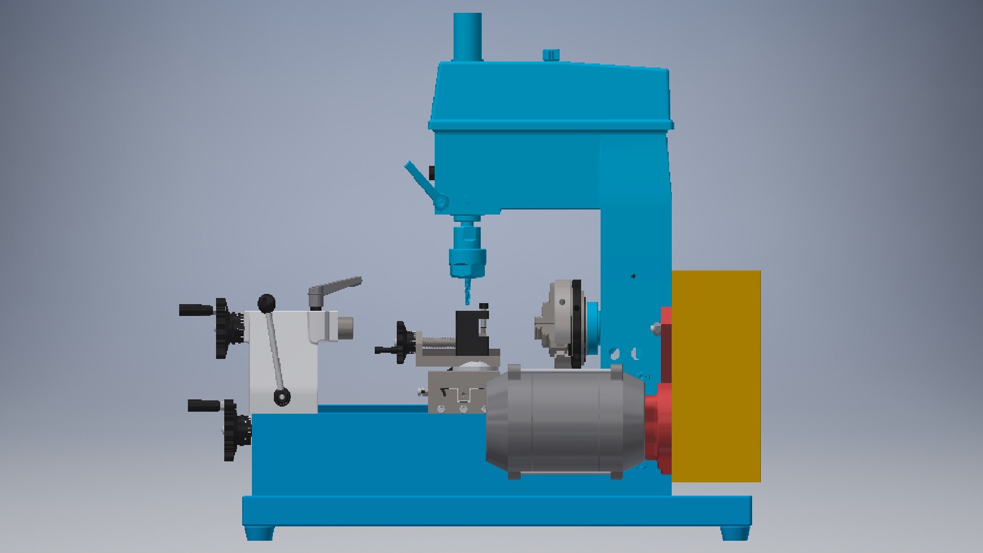 Lathe Machine Assembly 3d Model 3D - TurboSquid 2088198