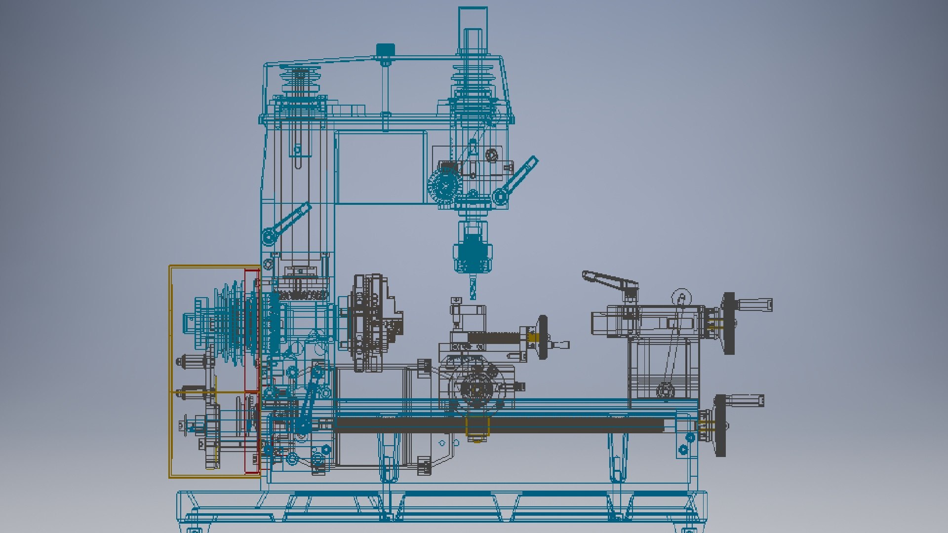 Lathe Machine Assembly 3d Model 3D - TurboSquid 2088198
