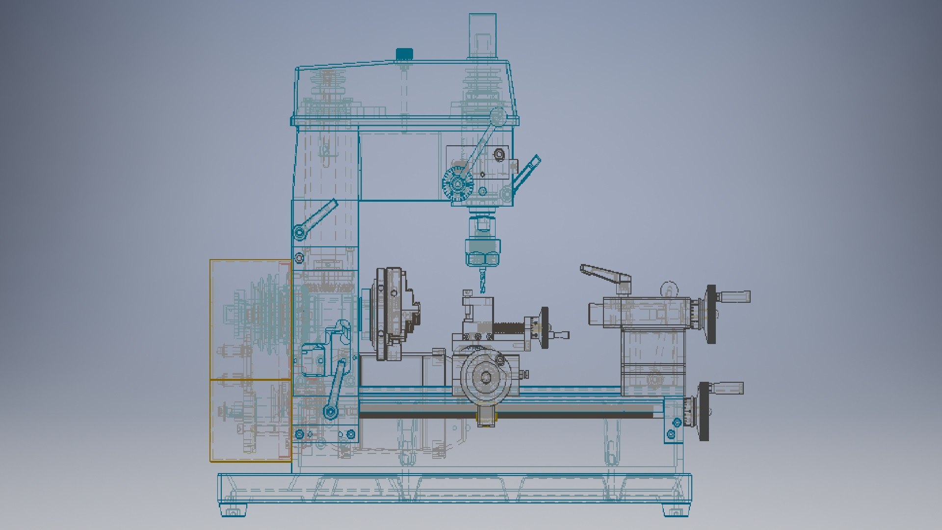 Lathe Machine Assembly 3d Model 3D - TurboSquid 2088198
