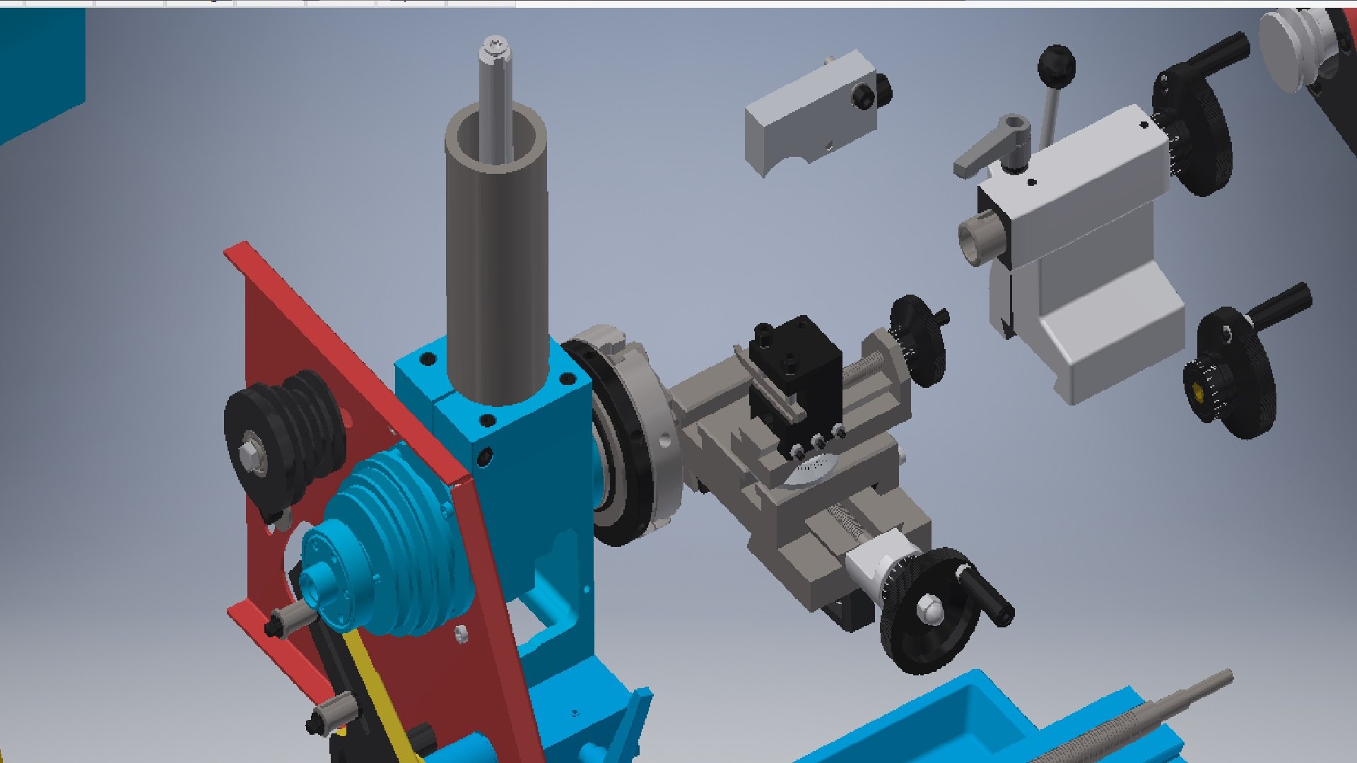 Lathe Machine Assembly 3d Model 3D - TurboSquid 2088198