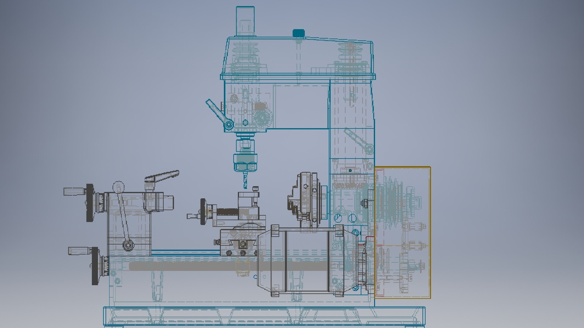 Lathe Machine Assembly 3d Model 3D - TurboSquid 2088198
