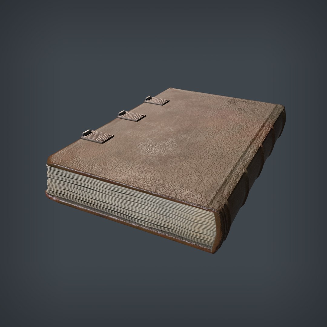 Medieval Book Model - TurboSquid 1646077