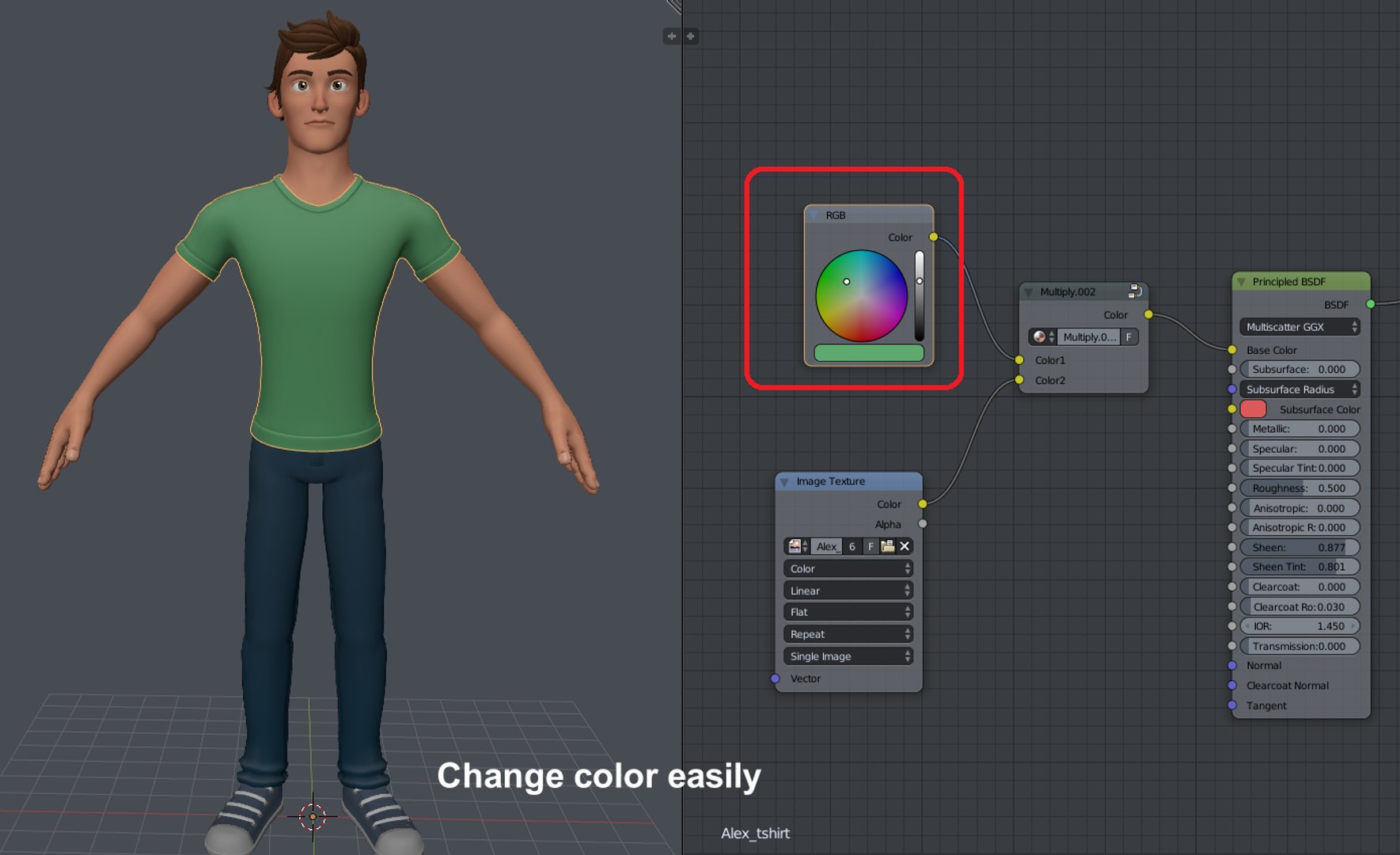 Alex Blender Rig Model - TurboSquid 1407092