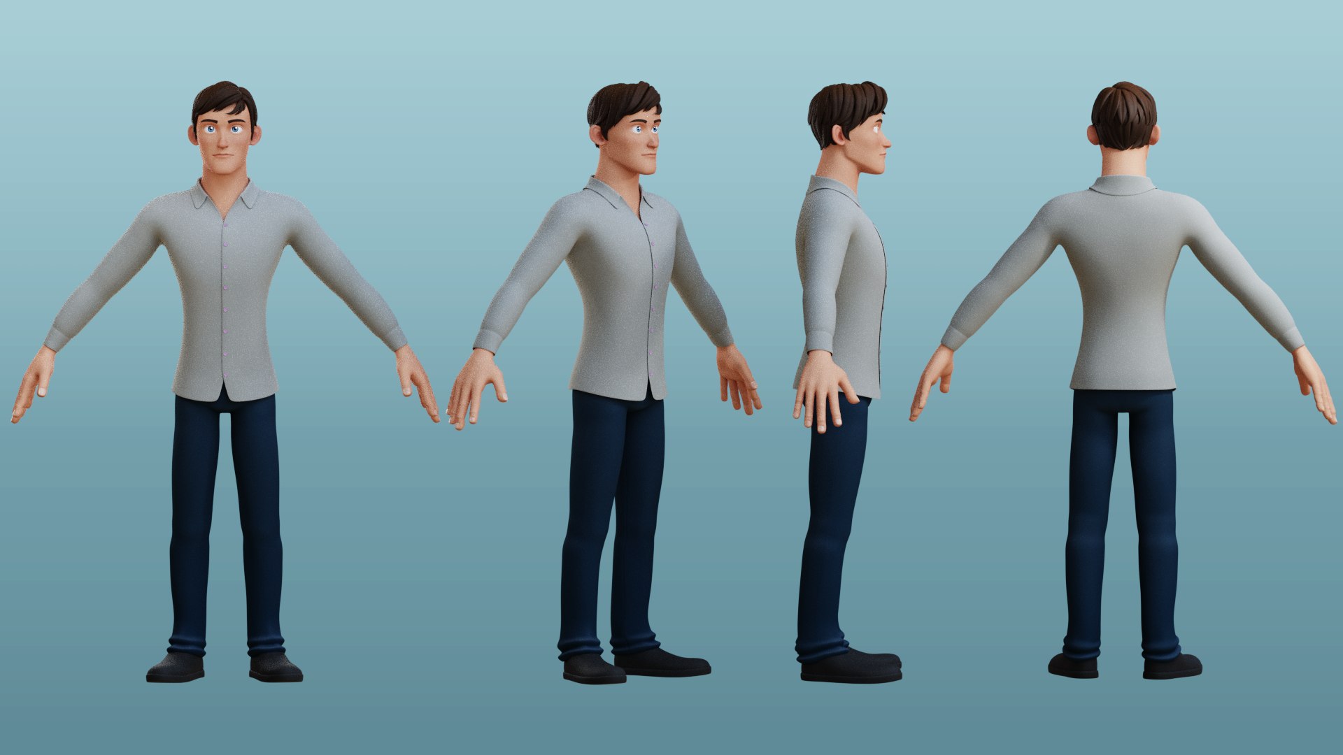 Alex Blender Rig Model - TurboSquid 1407092