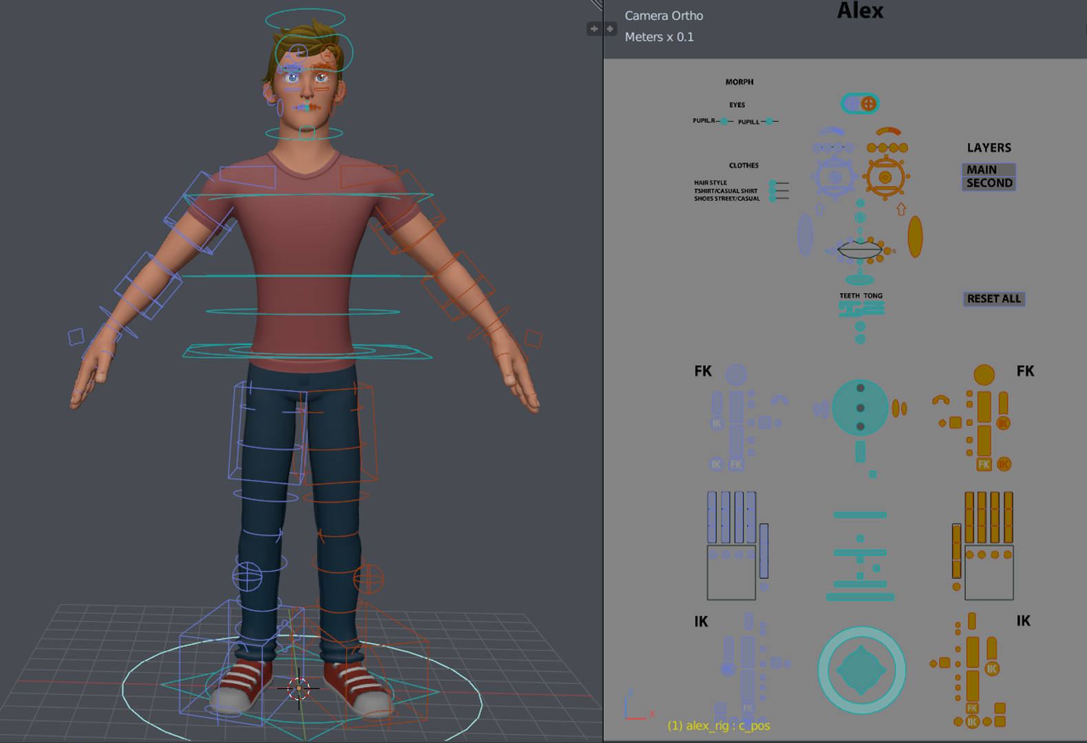 Alex blender rig model - TurboSquid 1407092