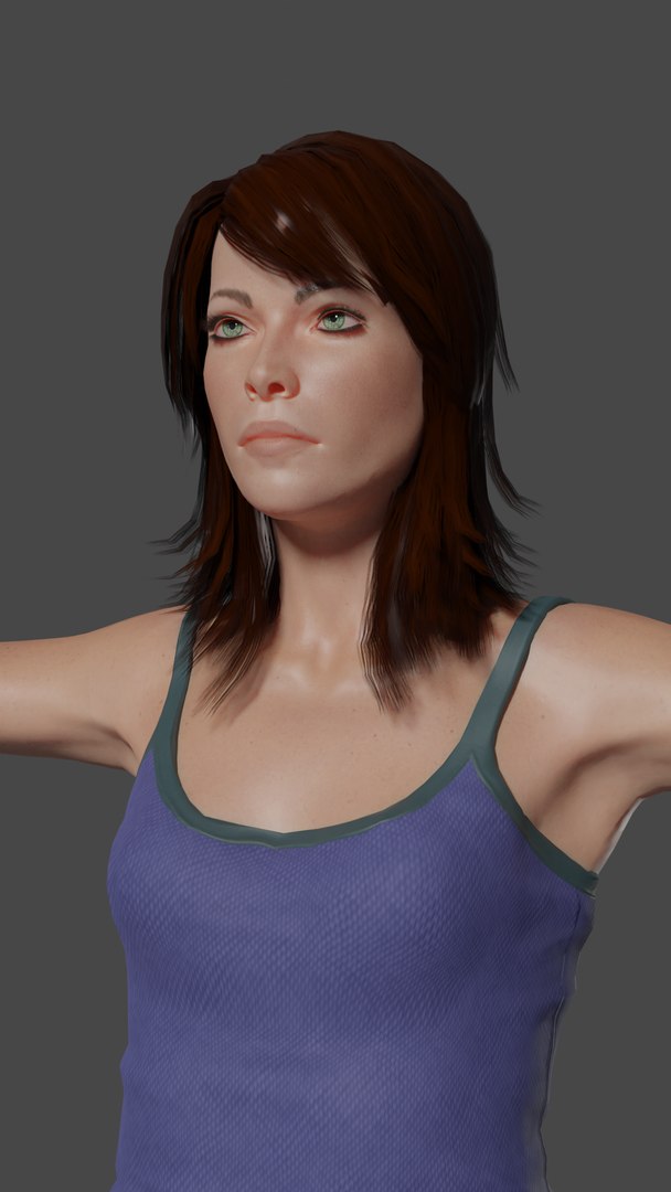 3D Model Woman Ready Games Adele - TurboSquid 1558235