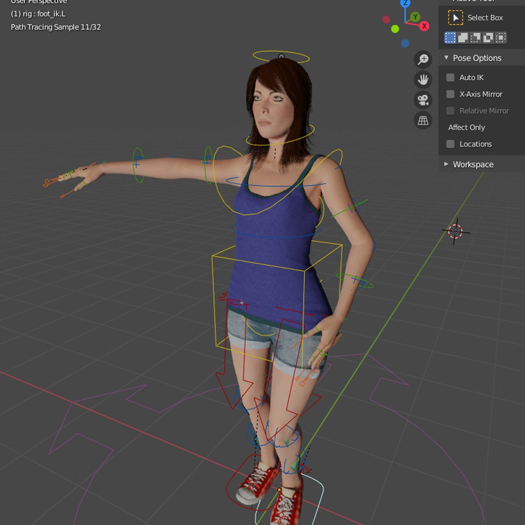 3D Model Woman Ready Games Adele - TurboSquid 1558235