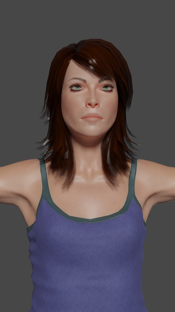 3D Model Woman Ready Games Adele - TurboSquid 1558235