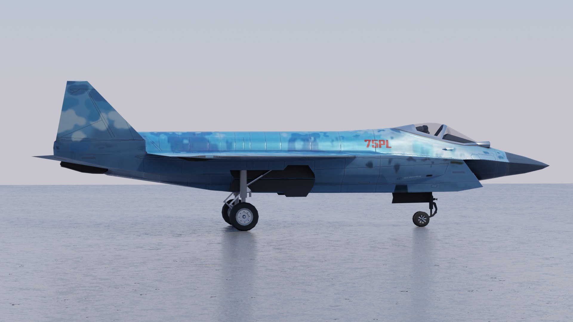 3D Model Sukhoi SU-75 Checkmate - TurboSquid 1927649