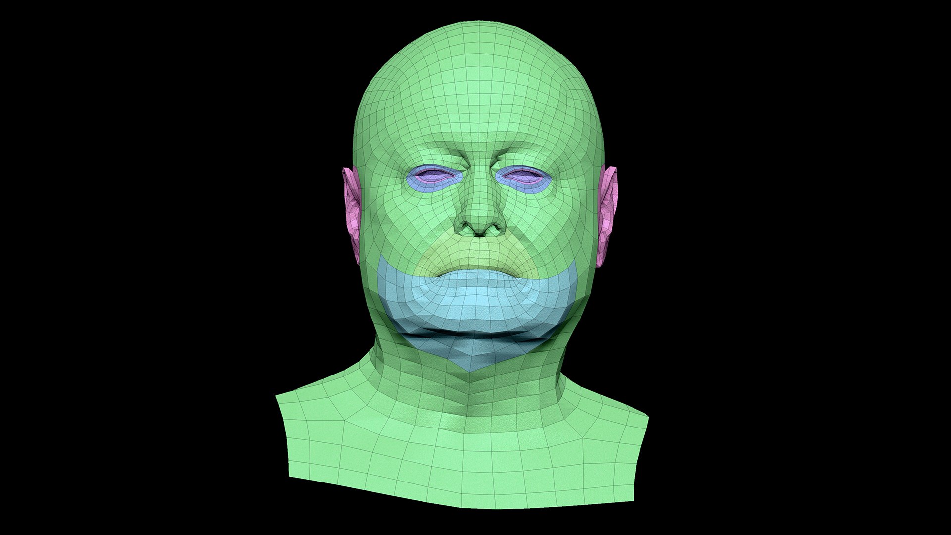 3D Model Retopologized Head Scan Riley Evans - TurboSquid 1801029
