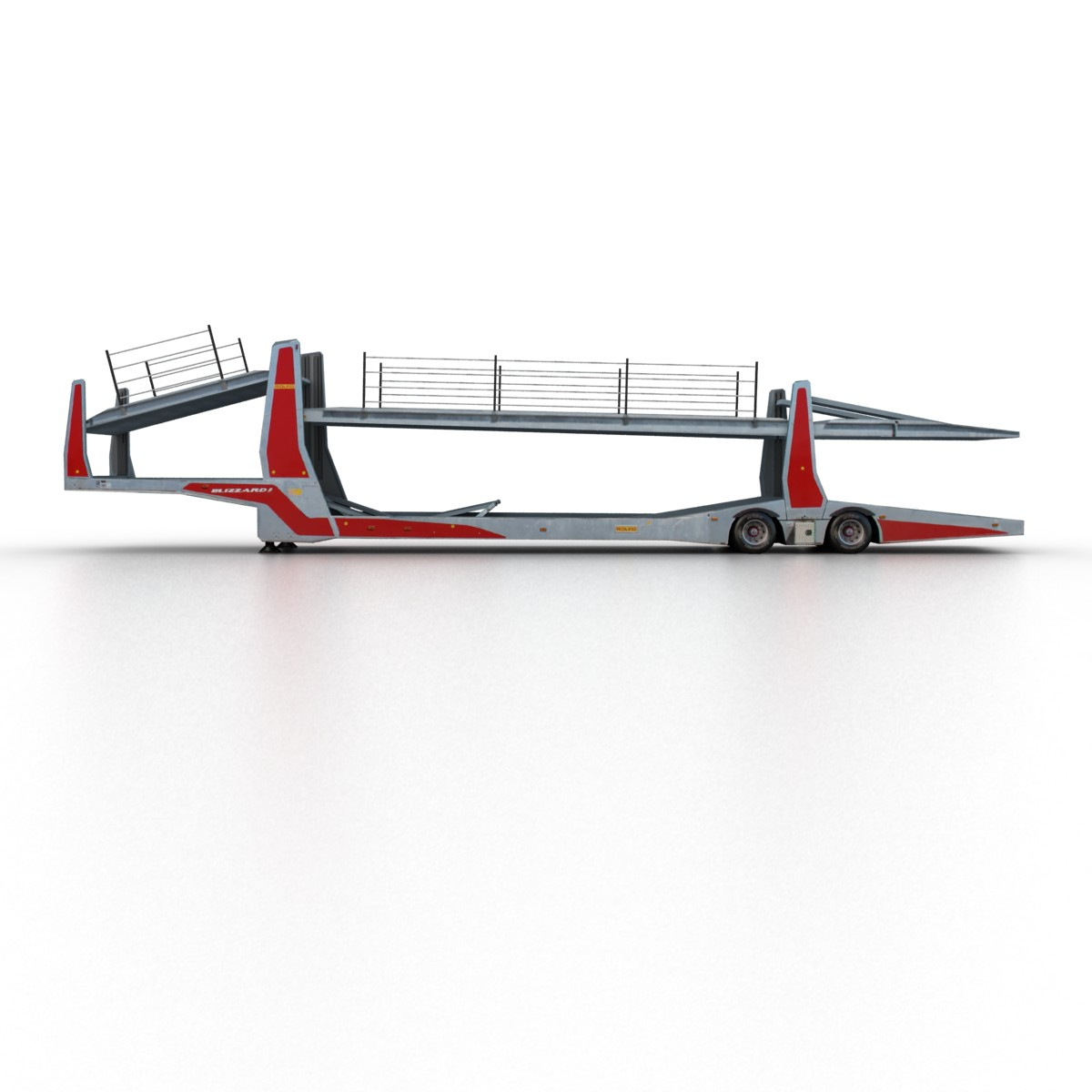 car transporter 3d model