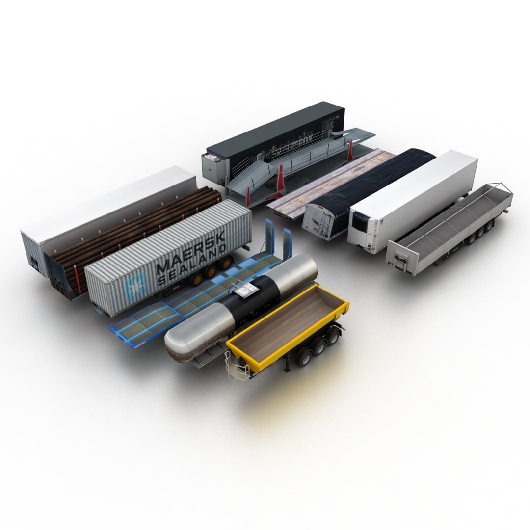 car transporter 3d model