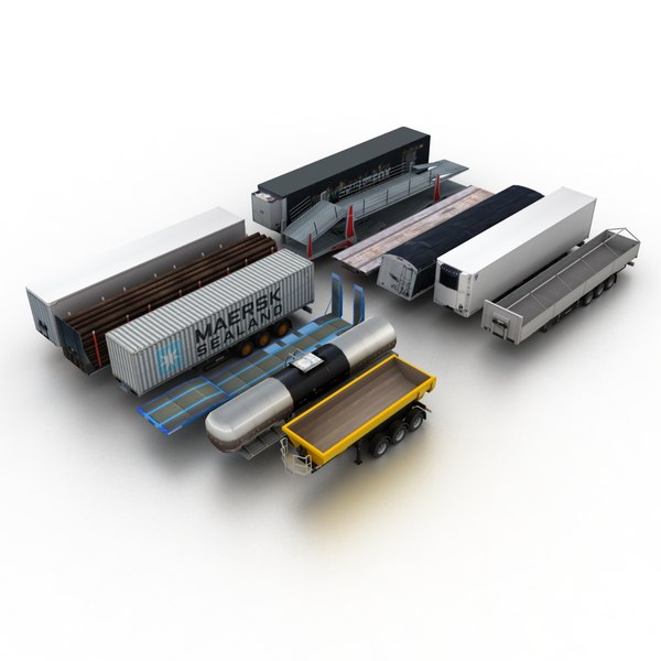 car transporter 3d model