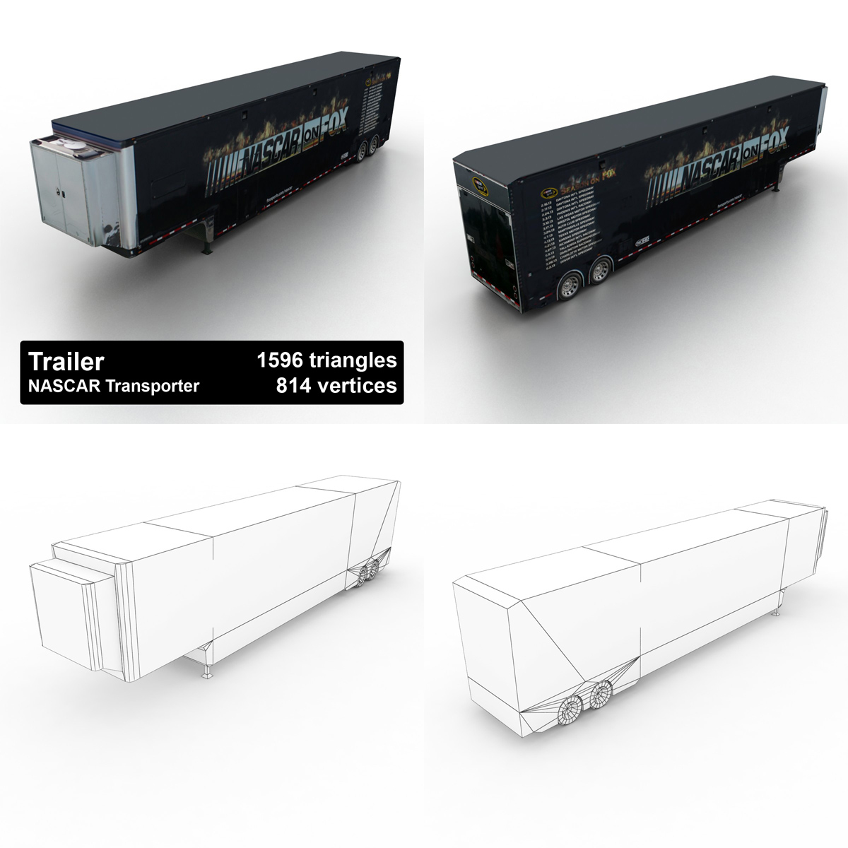 car transporter 3d model