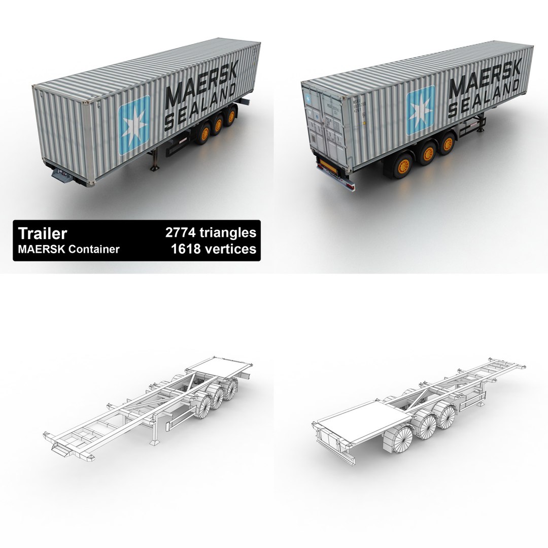 car transporter 3d model