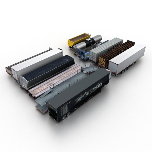 car transporter 3d model