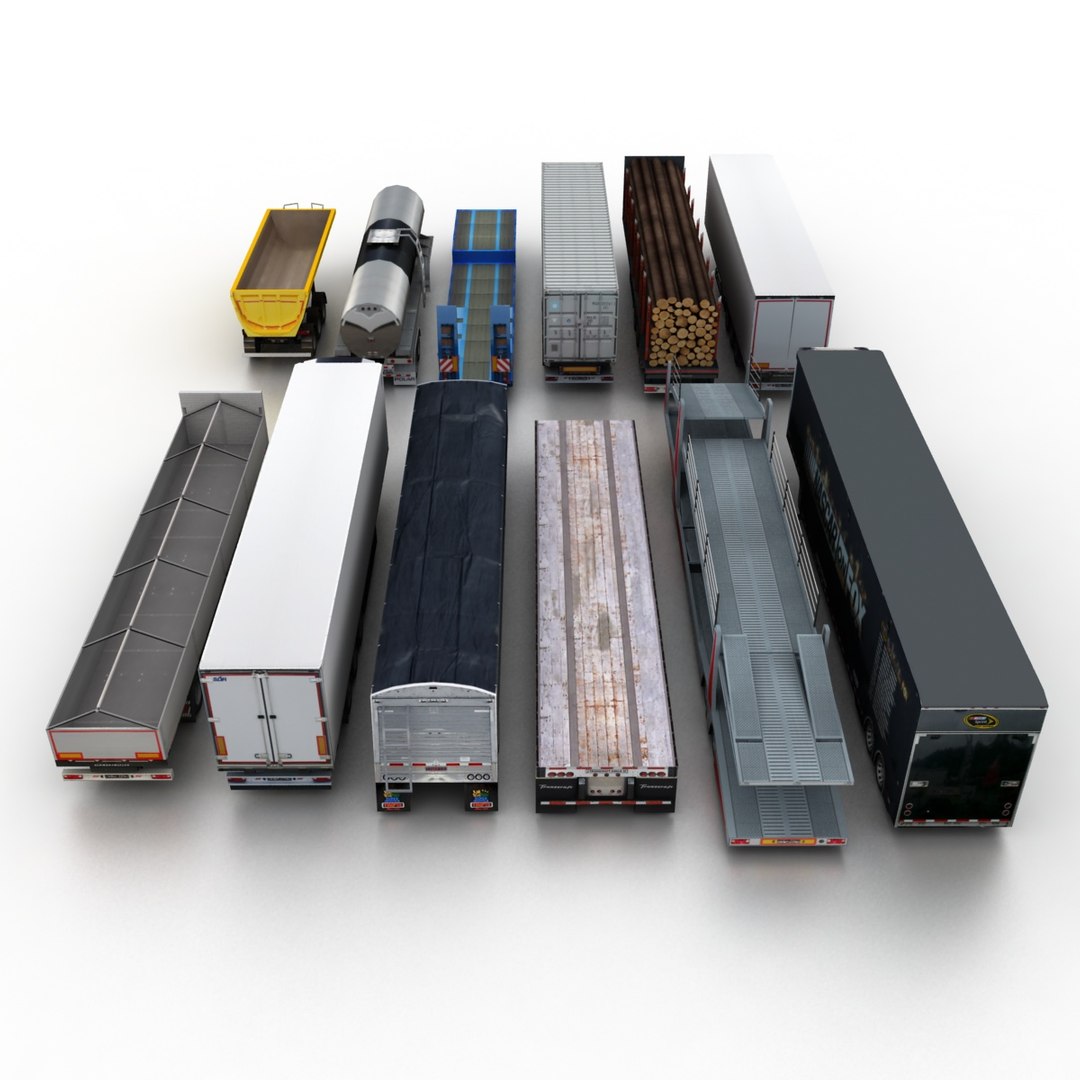 car transporter 3d model