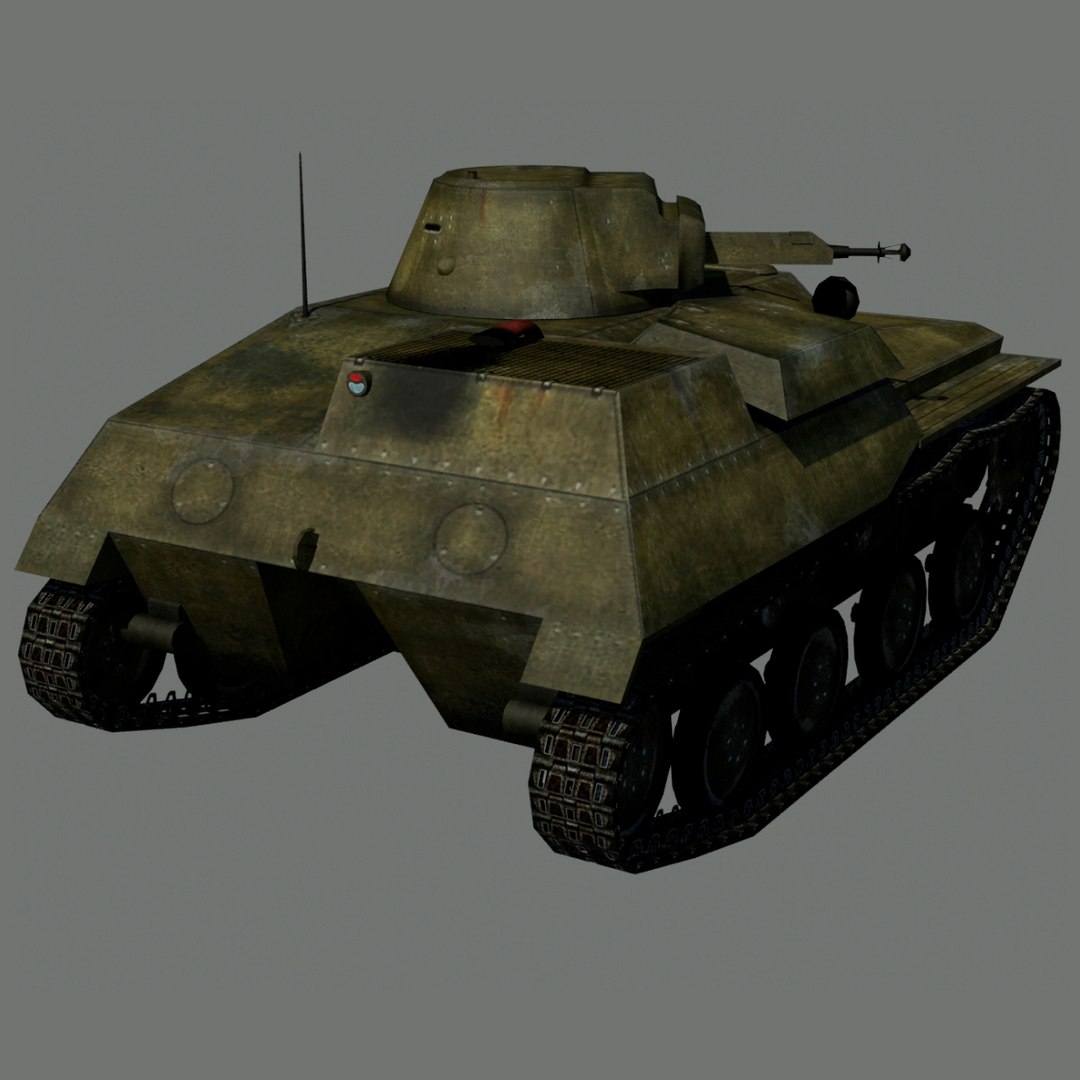 3D model light tank t-40s - TurboSquid 1496783