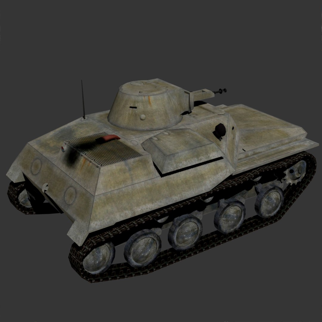 3D model light tank t-40s - TurboSquid 1496783