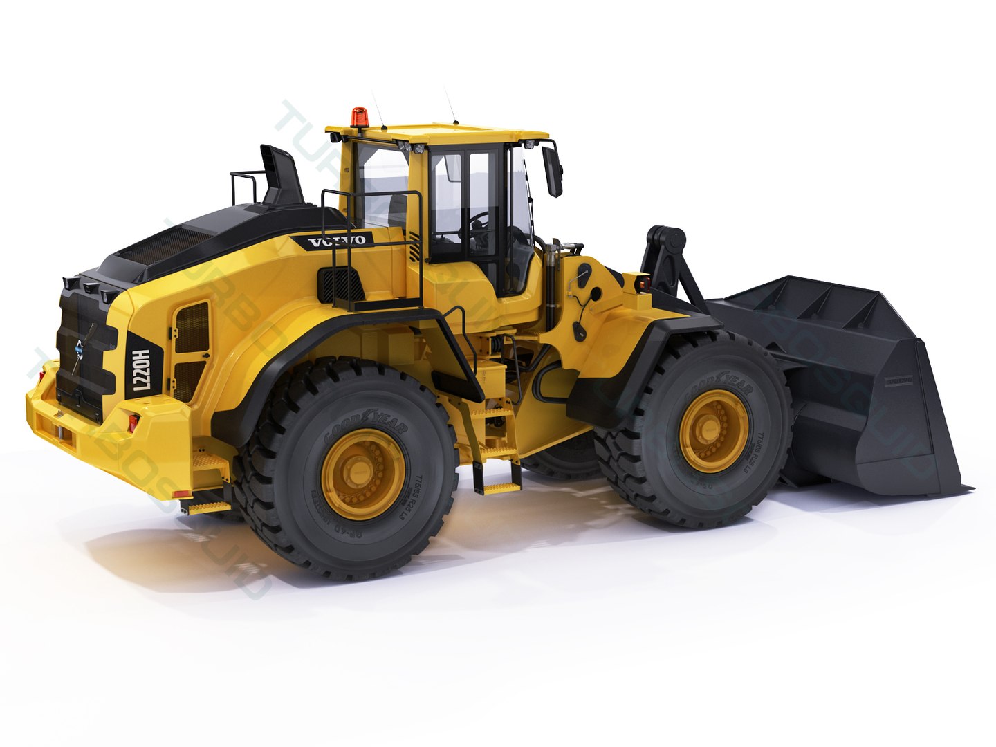 3d Wheel Loader L220h Model