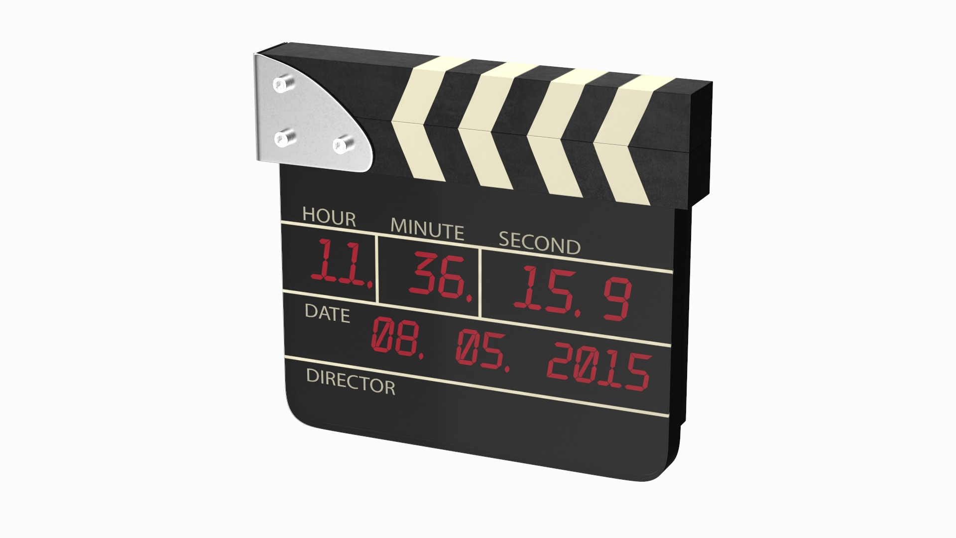 3D Open Digital Movie Clapboard - TurboSquid 2117703