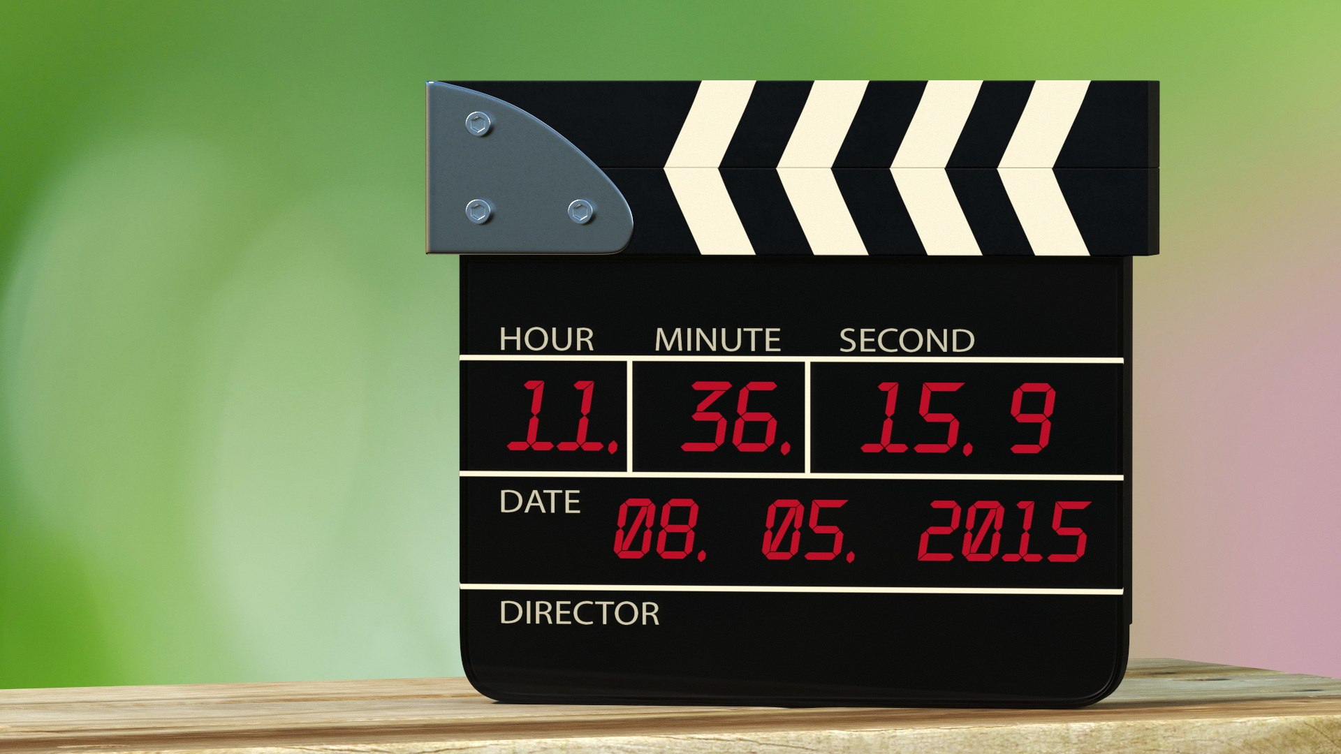 3D Open Digital Movie Clapboard - TurboSquid 2117703