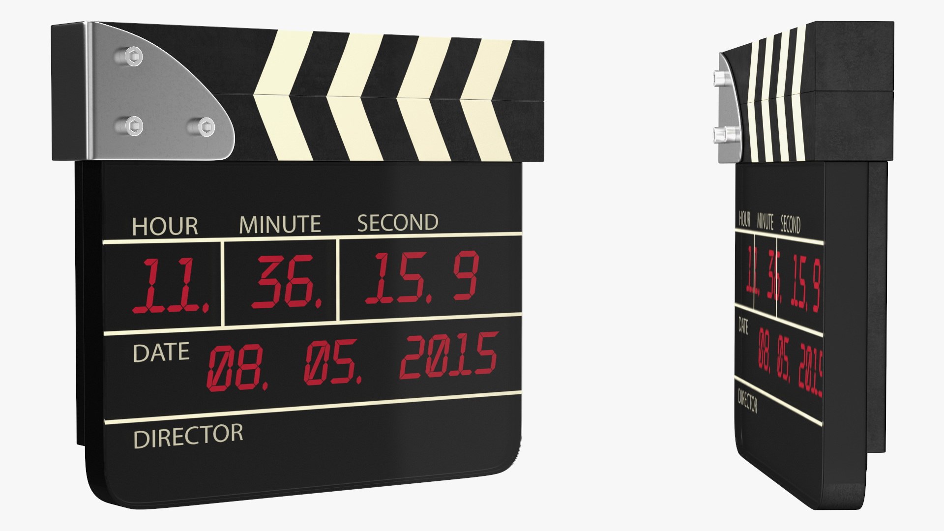 3D Open Digital Movie Clapboard - TurboSquid 2117703