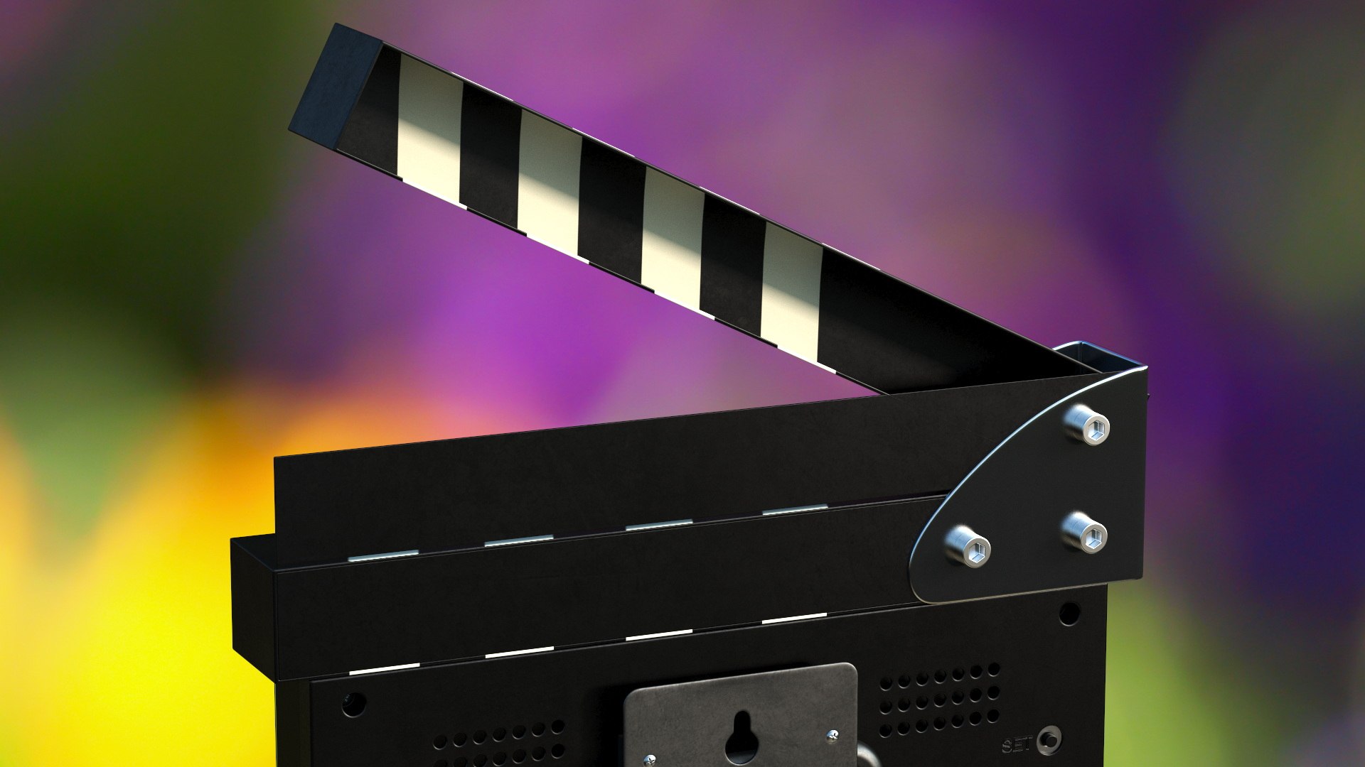 3D Open Digital Movie Clapboard - TurboSquid 2117703