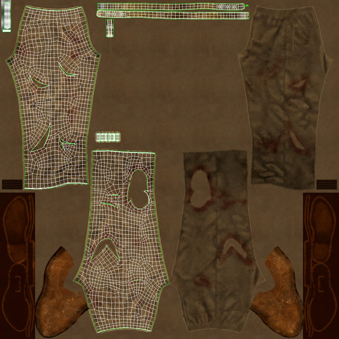 old dirty work pants 3ds