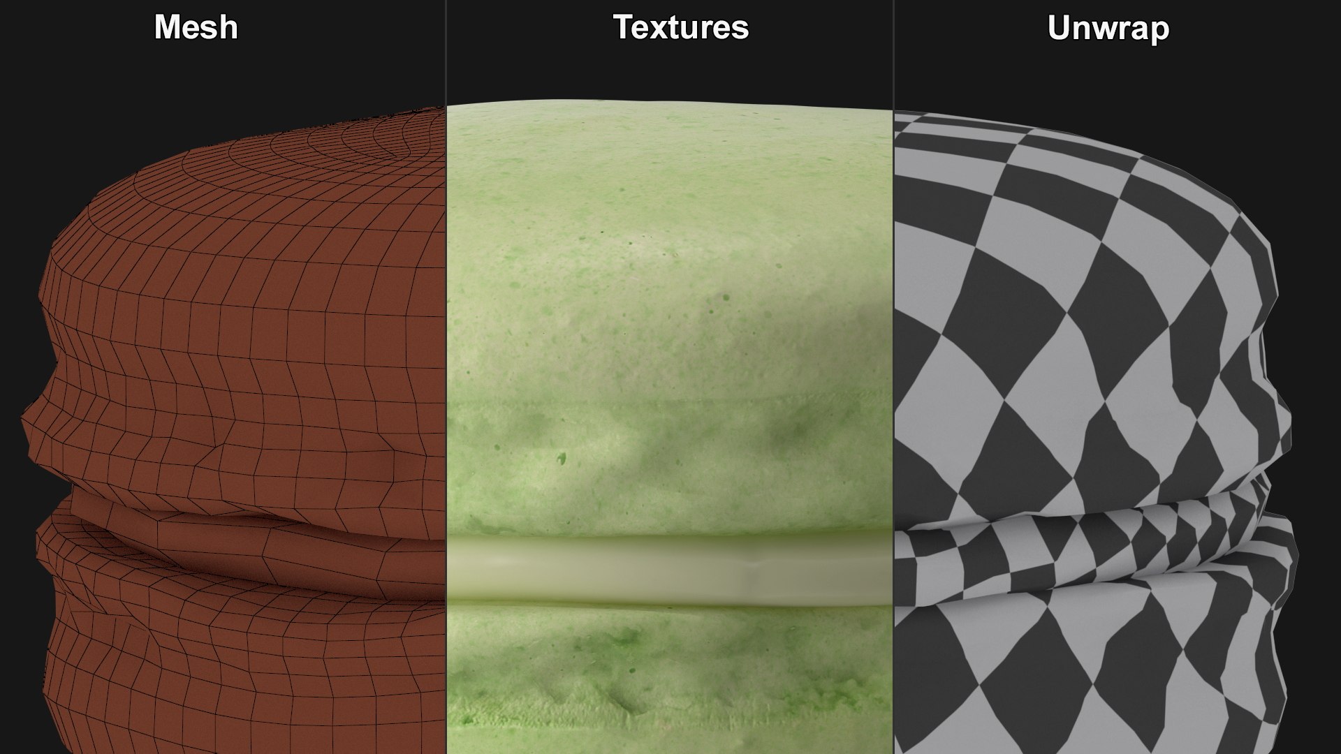 Pistachio Macaron 3D - TurboSquid 2040997