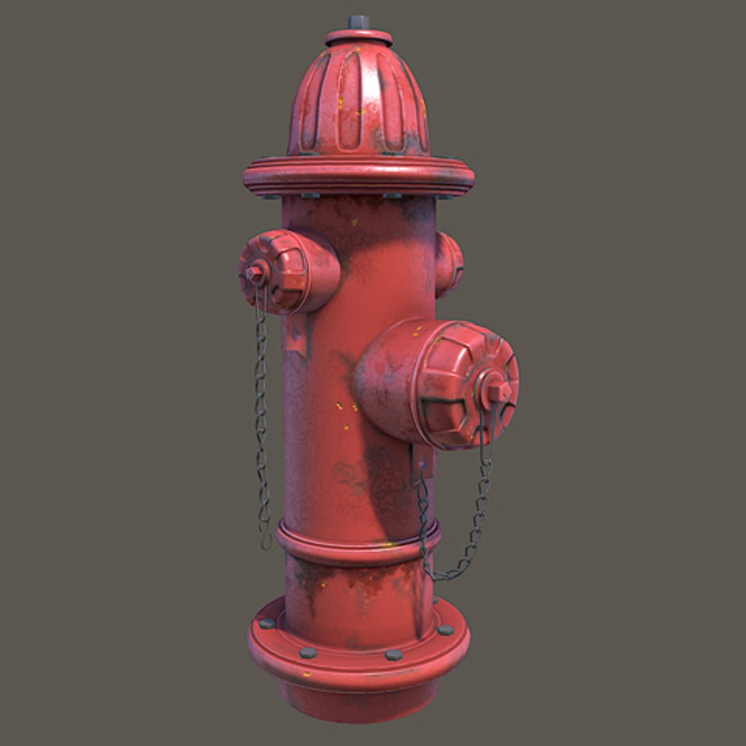 3d hydrant model