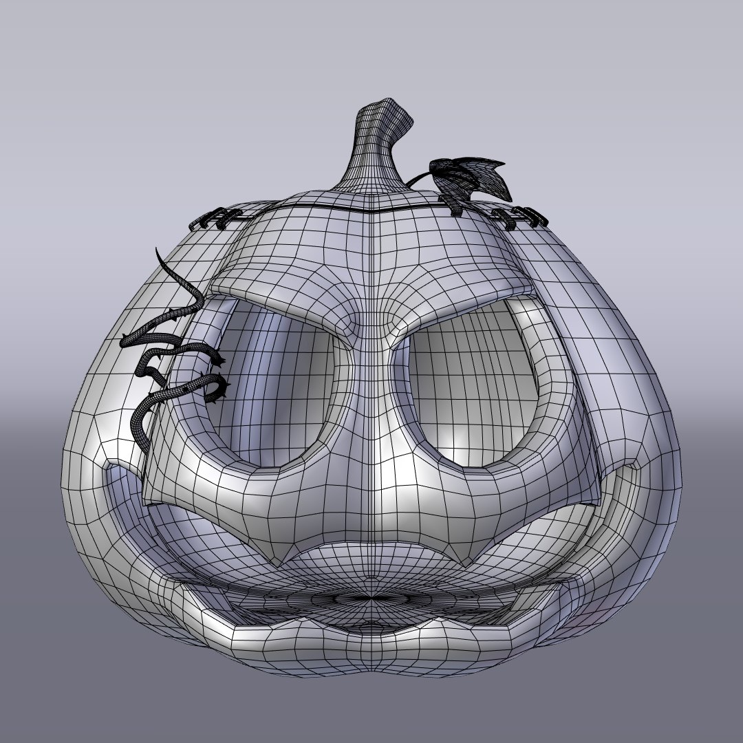 Halloween Pumpkin Model - TurboSquid 1643130