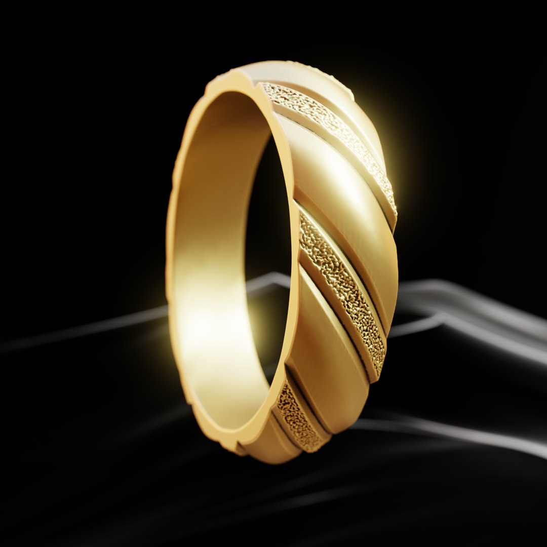 3D Model Unique Design 3D Print Ring 01 - TurboSquid 2348689