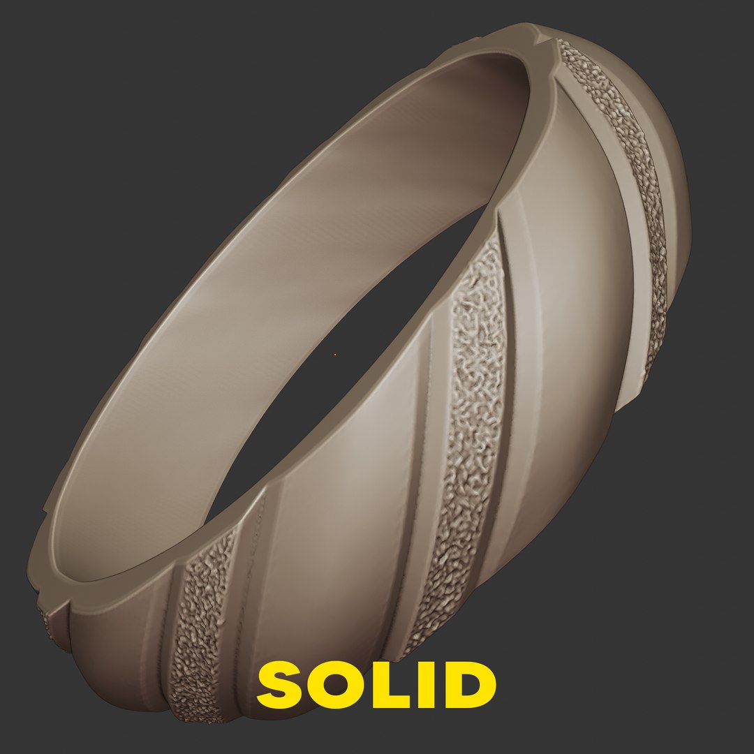3D Model Unique Design 3D Print Ring 01 - TurboSquid 2348689