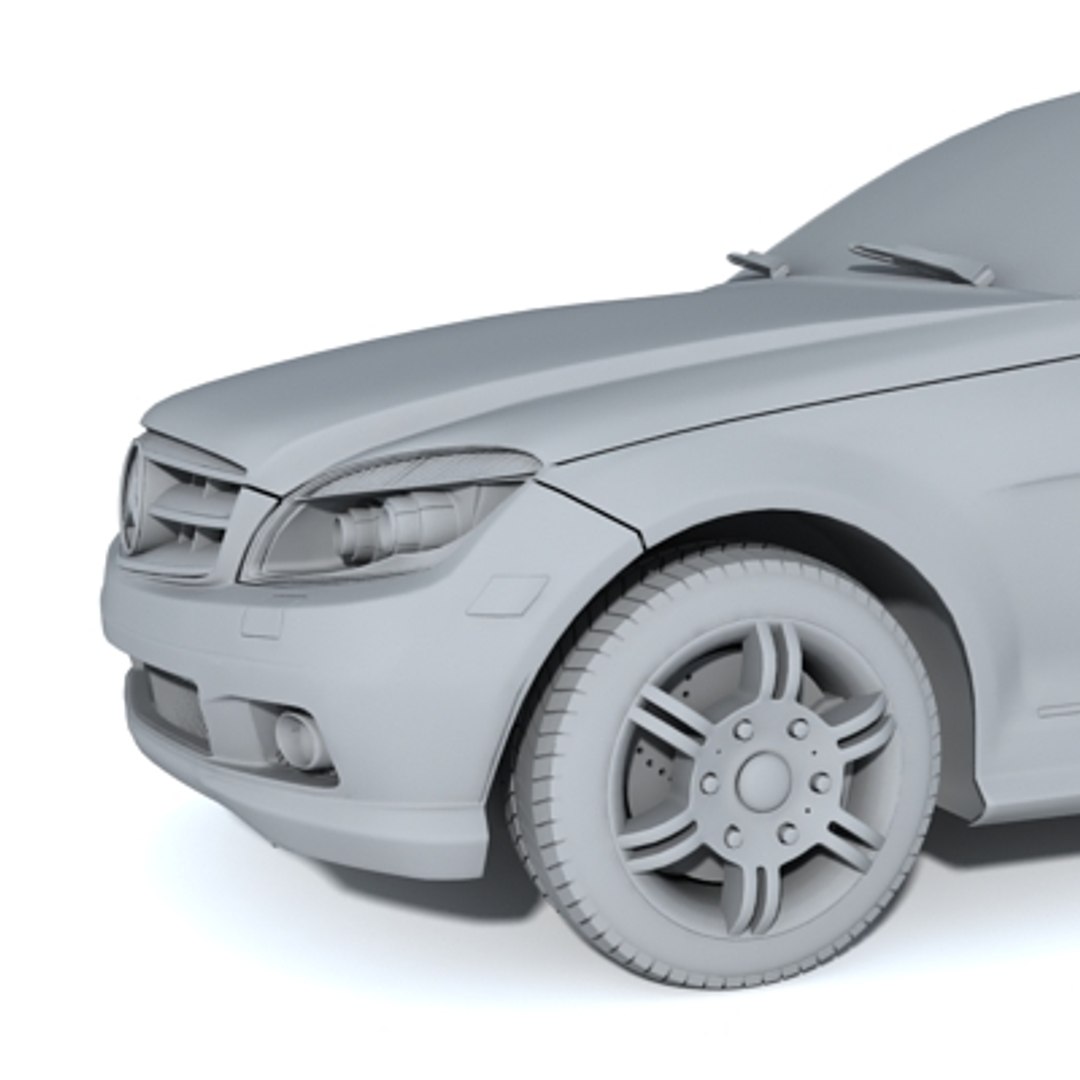 Mercedes C-class 3d Model