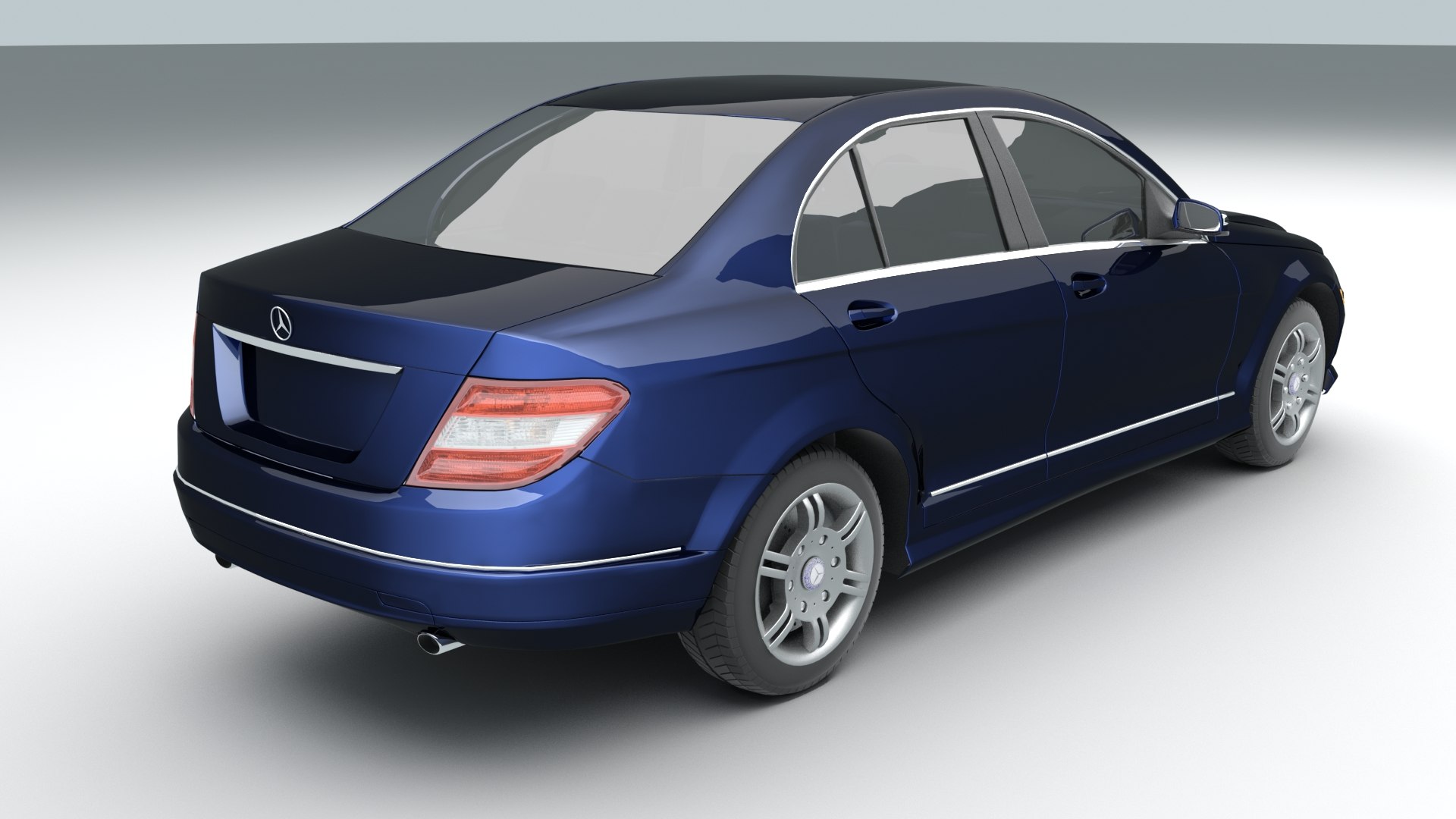 Mercedes C-class 3d Model