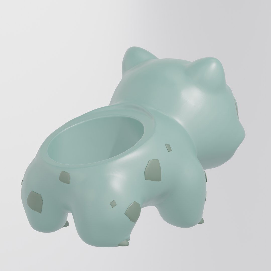 Bulbasaur Pot 3D Model - TurboSquid 2281338