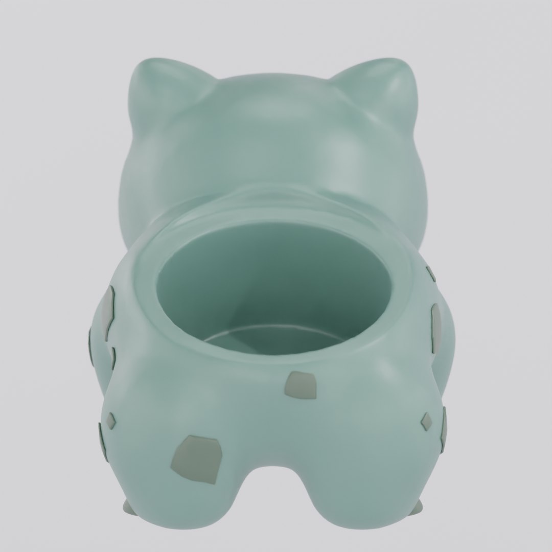 Bulbasaur Pot 3D Model - TurboSquid 2281338